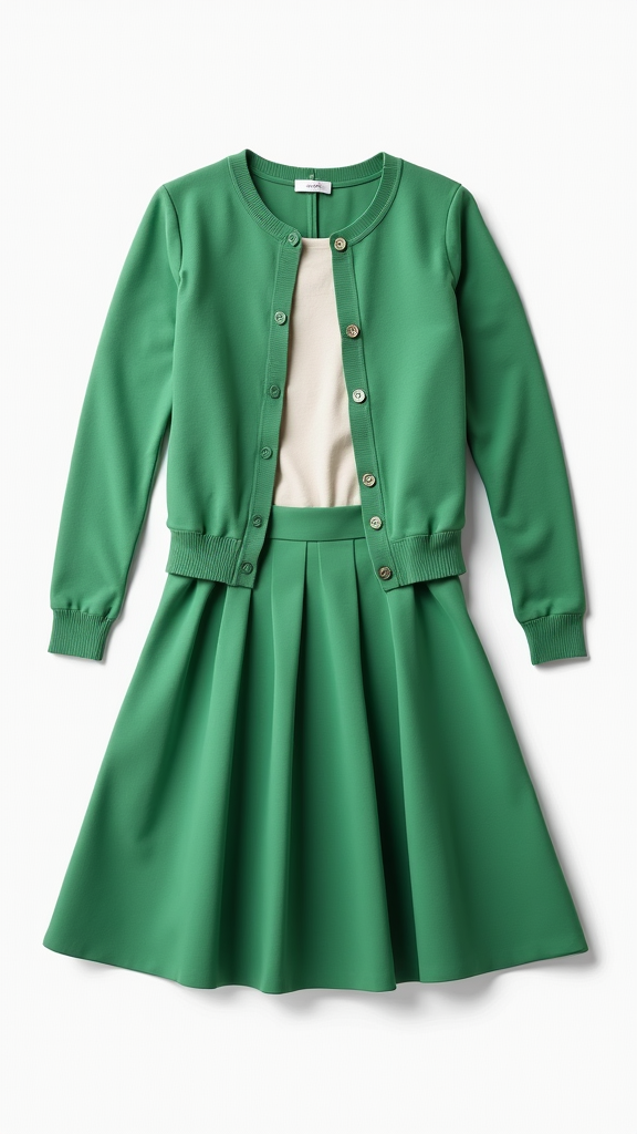 15 Chic and Cheerful Green Preppy Outfit Ideas for Women ...