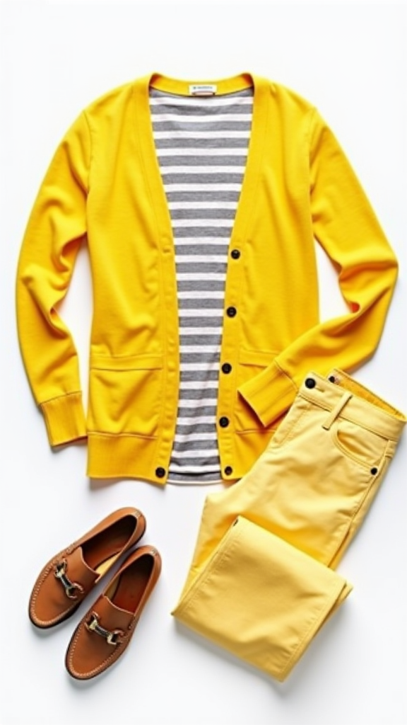 15 Bright and Cheerful Yellow Preppy Outfits for Women ...